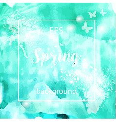 Abstract watercolor background Royalty Free Vector Image