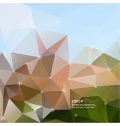 Abstract background Multicolored cubic shapes Vector Image
