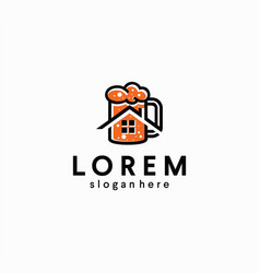 House beer logo icon design Royalty Free Vector Image