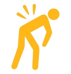 Backache icon Royalty Free Vector Image - VectorStock