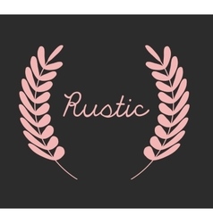 Rustic graphic design Royalty Free Vector Image