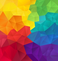 Red pink gradient abstract polygon triangular Vector Image