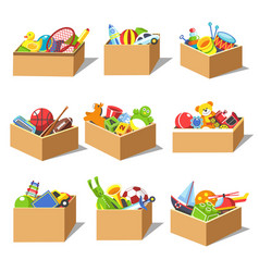 Toy box Royalty Free Vector Image - VectorStock