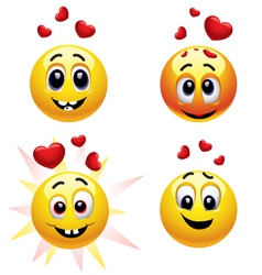 Smiley characters Royalty Free Vector Image - VectorStock