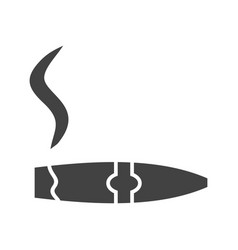 Lit cigar Royalty Free Vector Image - VectorStock