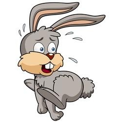 Rabbit Scared Vector Images (59)