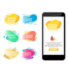 Cash back reward program concept Royalty Free Vector Image