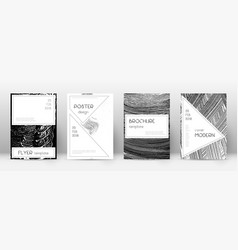 Cover page design template stylish brochure layou Vector Image