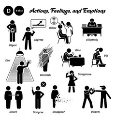 Healthy lifestyles do and dont stick figure Vector Image