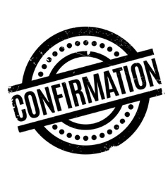 Confirmation rubber stamp Royalty Free Vector Image