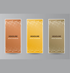 Tri-fold brochure template Royalty Free Vector Image