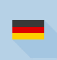 Germany flag official colors and proportion Vector Image