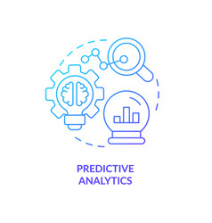 Key metrics concept icon Royalty Free Vector Image