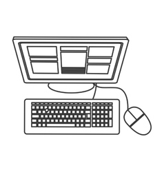 Topview Computer Icon Vector Images (80)