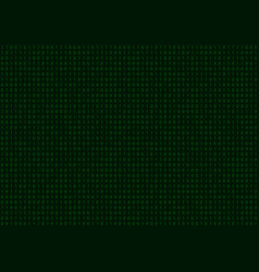 Matrix code stream green data codes screen Vector Image