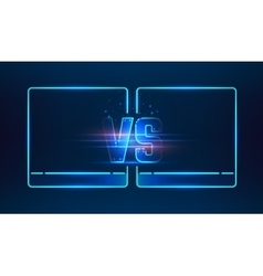 Versus screen vs fight background for battle Vector Image