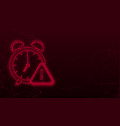 Times up red sign Royalty Free Vector Image - VectorStock