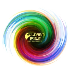 Colorful abstract icon Royalty Free Vector Image