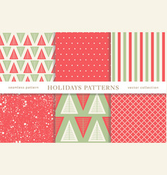 Winter triangle pattern background Royalty Free Vector Image