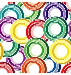 Seamless circle pattern Royalty Free Vector Image