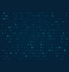 Hex code stream random hexadecimal code cyber Vector Image