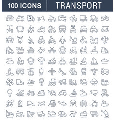 Water transport icons set Royalty Free Vector Image