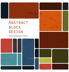 Abstract block template design Royalty Free Vector Image