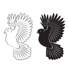 Dove Royalty Free Vector Image - VectorStock