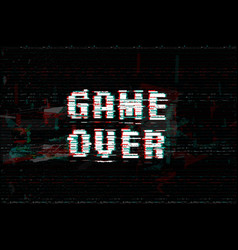 Error message glitch system failure Royalty Free Vector