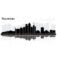 Nairobi City Silhouette Vector Images (48)