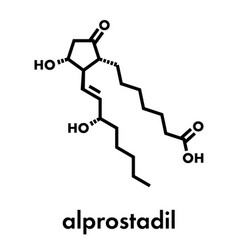 Alprostadil prostaglandin e1 erectile dysfunction Vector Image