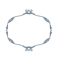 Line frame simple border decoration Royalty Free Vector