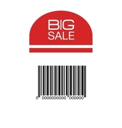 Bar code with serial number icon Royalty Free Vector Image