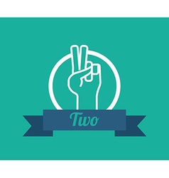 Hand sign design Royalty Free Vector Image - VectorStock
