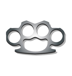 Brass knuckle Royalty Free Vector Image - VectorStock