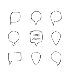 Marker hand drawn chart mind map doodle elements Vector Image