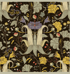 Floral pattern victorian style floral Royalty Free Vector