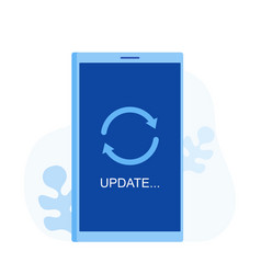 System software update and upgrade concept Vector Image