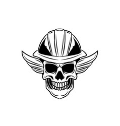Hard helmet logo Royalty Free Vector Image - VectorStock