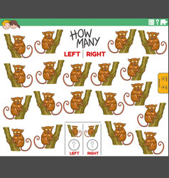 Left right up or down spatial orientation Vector Image