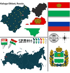 Map of jewish autonomous oblast Royalty Free Vector Image