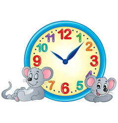Clock theme image 2 Royalty Free Vector Image - VectorStock