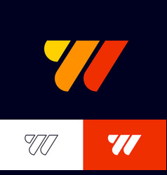 R logo multi color geometric elements retro style Vector Image