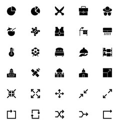 Universal Mobile Line Icons 12 Royalty Free Vector Image