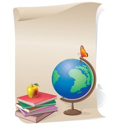 School scroll Royalty Free Vector Image - VectorStock