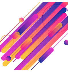 Rounded lines edge background creative lines Vector Image