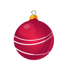 Christmas tree decorations bright Royalty Free Vector Image