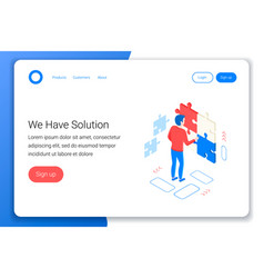 Startup mobile app design concept Royalty Free Vector Image