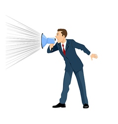 Shout Royalty Free Vector Image - VectorStock