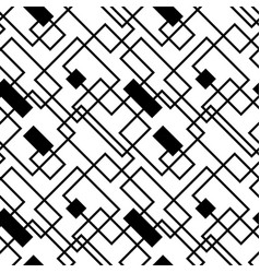 Abstract modern outline geometric isometric Vector Image